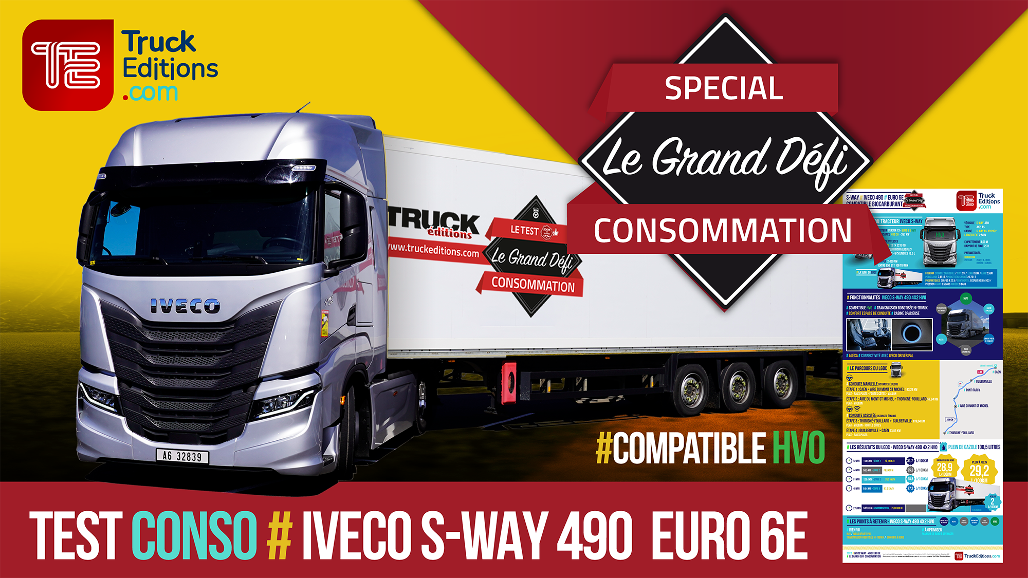 Le Grand Défi Consommation : IVECO S-WAY 490 EURO 6E - Truckeditions